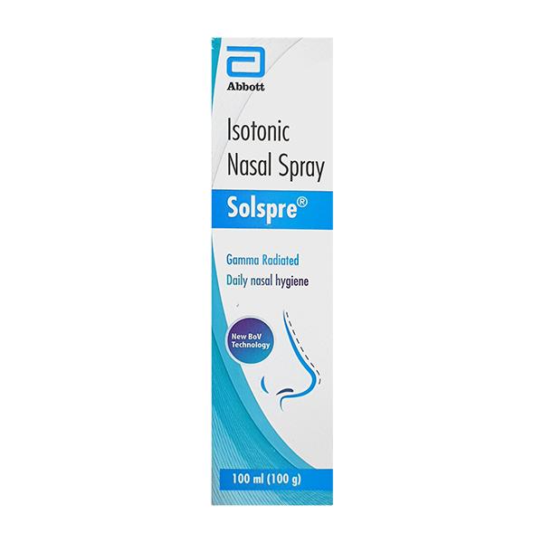 Buy Solspre Nasal Spray 100ml Online at Upto 25% OFF | Netmeds