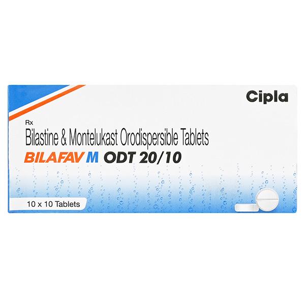 BILAFAV M ODT 20/10 Tablet 10's Price, Uses, Side effects, Substitutes ...
