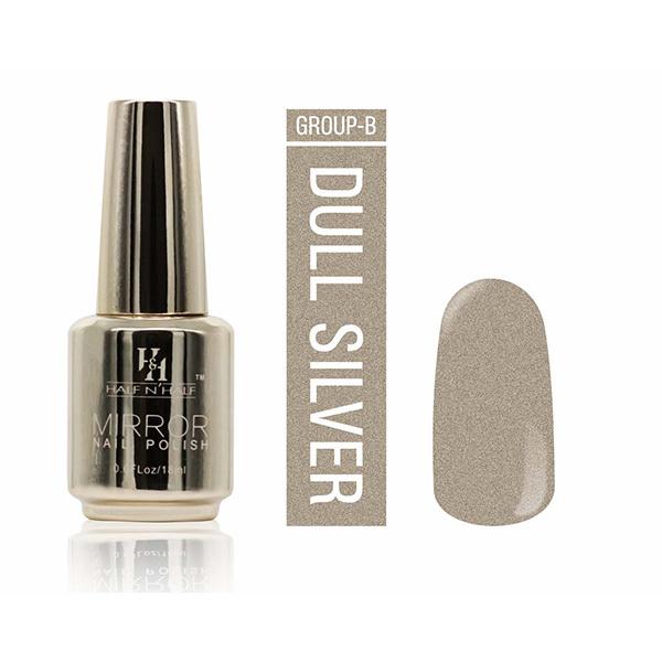 Buy Half N Half Mirror Nail Polish,NP-06 B - Dull Silver 18ml Online at ...