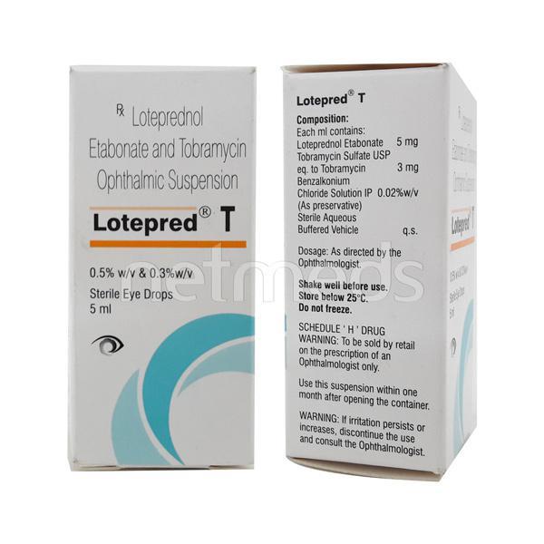 Buy Lotepred T Eye Drops 5ml Online at Upto 25% OFF | Netmeds