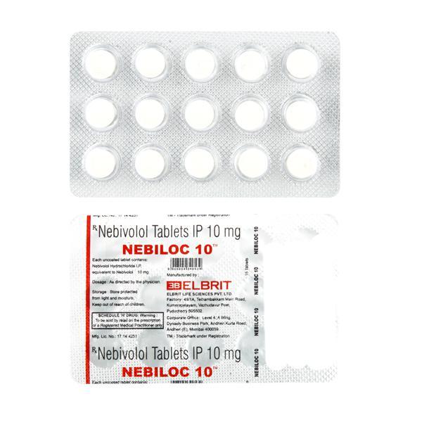 Nebiloc 10mg Tablet 15'S : Price, Uses, Side Effects | Netmeds