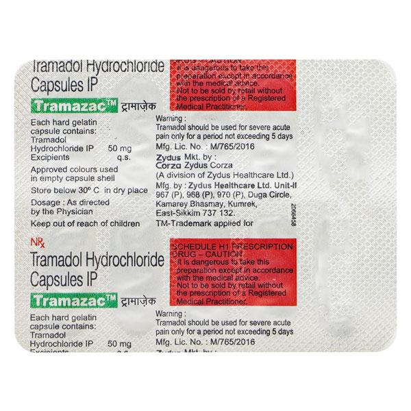 Tramazac Capsule 10'S - Price, Uses, Side Effects, and Substitutes ...
