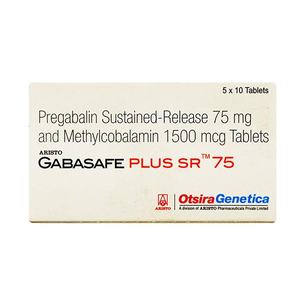 Gabasafe Plus SR 75mg Tablet 10'S : Uses, Side Effects, Price | Netmeds