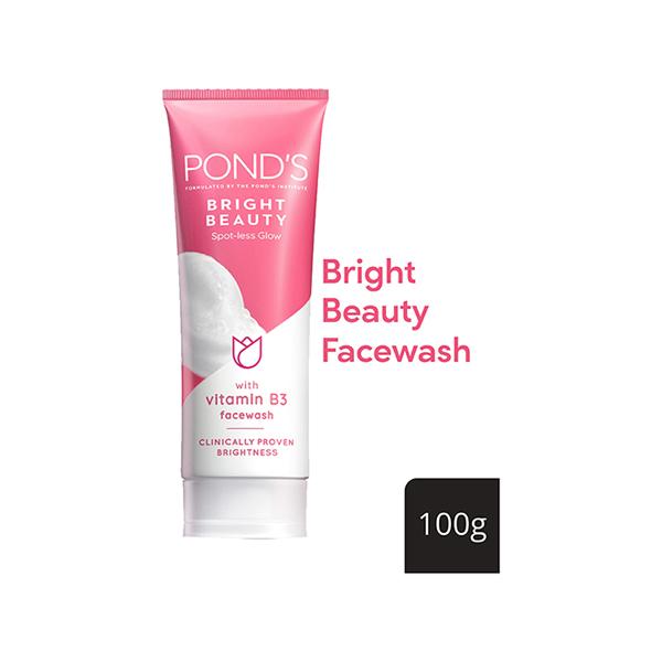 Buy Ponds Bright Beauty Spotless Glow Facewash With Vitamin B3 100 gm ...
