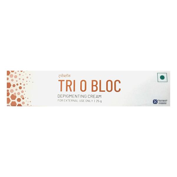 TRI O BLOC DEPIGMENTING Cream 25g Price, Uses, Side effects ...