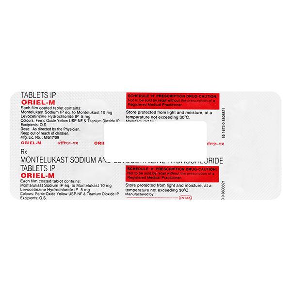 Oriel M Tablet 10'S Price, Uses, Side effects, Substitutes | Netmeds