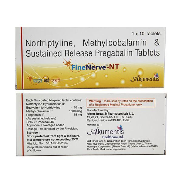 Fine Nerve NT Tablet 10'S - Price, Uses, Side Effects | Netmeds
