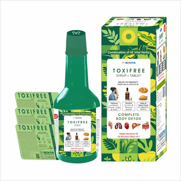 Novita Toxifree Syrup + Tablet 450 ml Online at Best Price - Speciality ...