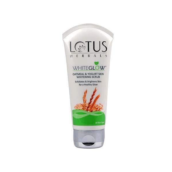 Buy Lotus Herbals WhiteGlow Oatmeal & Yogurt Skin Whitening Scrub - 100 ...
