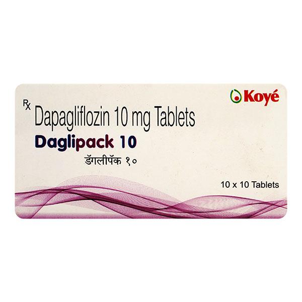 DAGLIPACK 10 Tablet 10's : Price, Uses, Side Effects | Netmeds