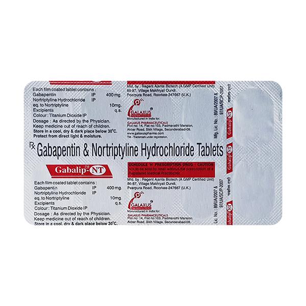 Buy GABALIP NT Tablet 10's Online at Upto 25% OFF | Netmeds