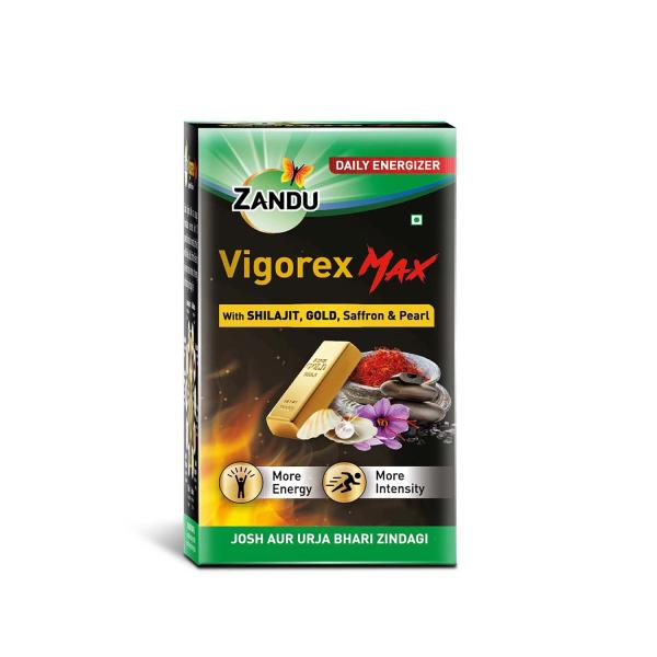 Zandu Vigorex Max Daily Energizer Capsule 20's Online at Best Price ...