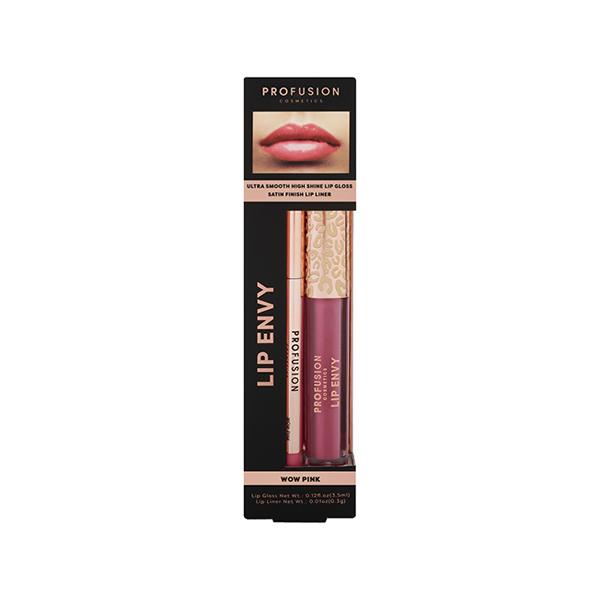 Buy Profusion Cosmetics Lip Envy Gloss & Liner Duo - Wow Pink 3.5 ml ...