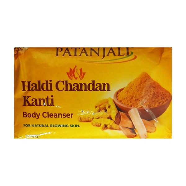 Patanjali Body Cleanser - Haldi Chandan Kanti (Pack of 4 x 150 g)