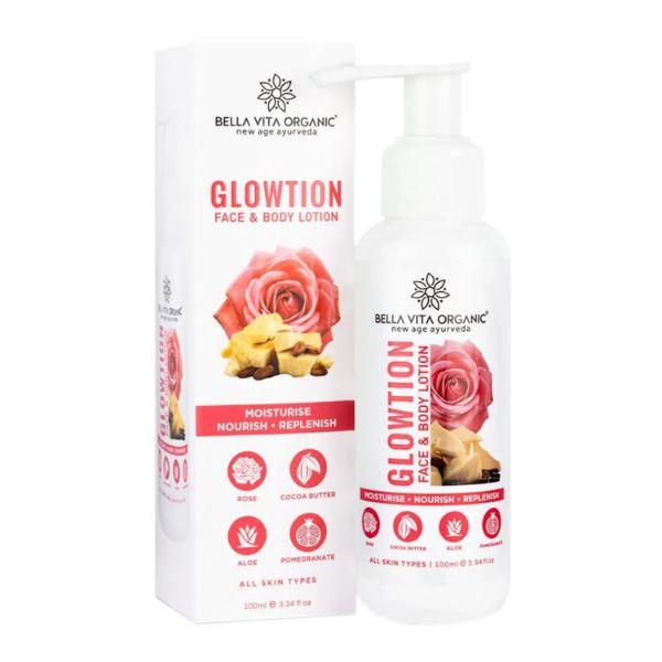 Buy Bella Vita Organic Glowtion - Face & Body Lotion 100 ml Online at ...