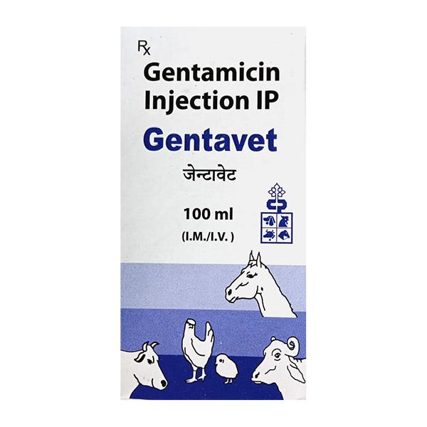 GENTAVET (VET) Injection 100ml Price, Uses, Side effects, Substitutes ...