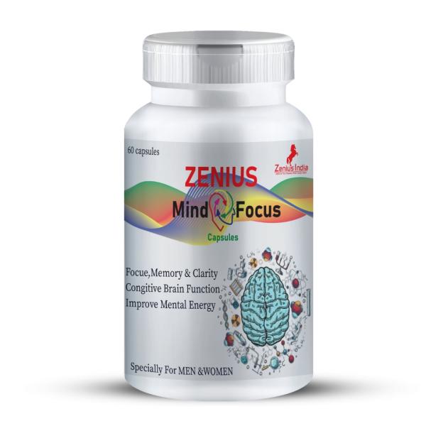Buy Zenius Mind Focus Capsule 60's Online at Discounted Price | Netmeds