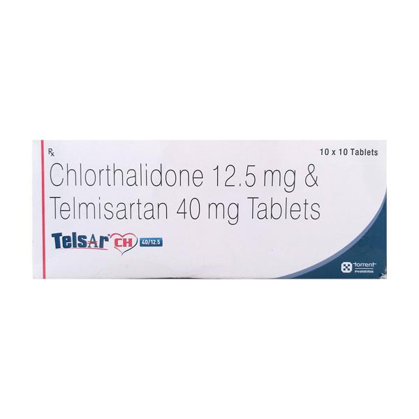 Telsar CH 40/12.5 Tablet 10'S : Price, Uses, Side Effects | Netmeds