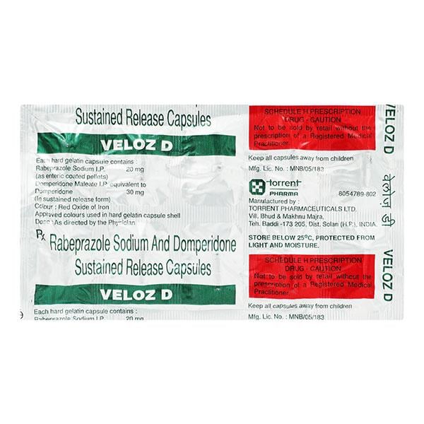 Veloz D Capsule: Check Uses, Price, Warning & Precautions | Netmeds
