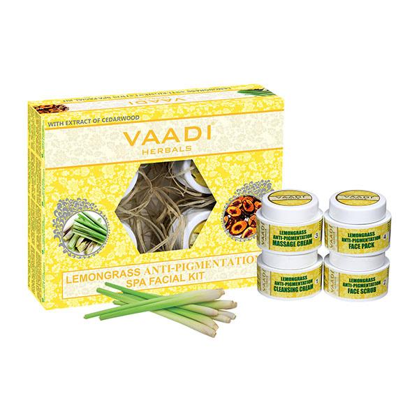 Buy Lemongrass Anti-Pigmentation SPA Facial Kit With Cedarwood Extract ...