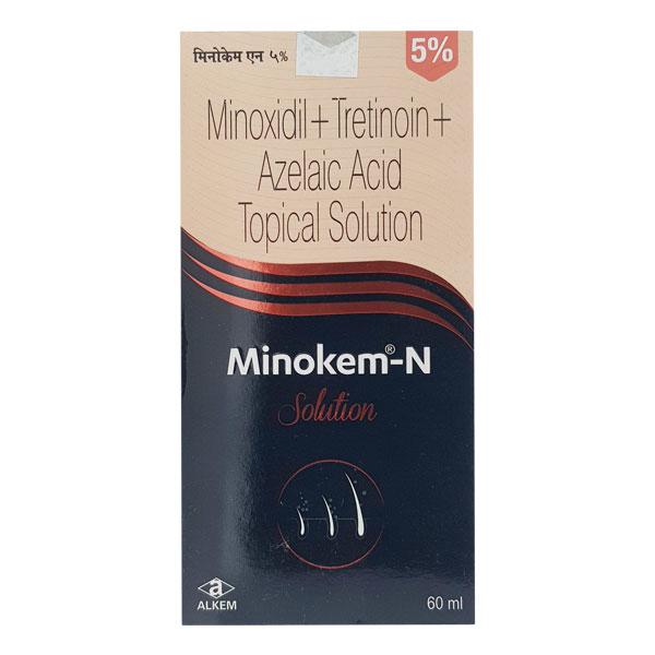 Minokem N 5% Solution 60ml Price, Uses, Side effects, Substitutes | Netmeds