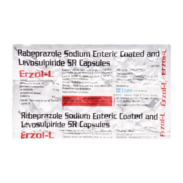 Erzol L 75/20mg Capsule 10'S Price, Uses, Side effects, Substitutes ...