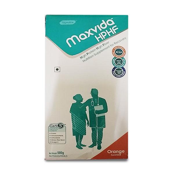 Buy MAXVIDA HPHF ORANGE FLAVOUR Powder 500gm Online at Discounted Price ...