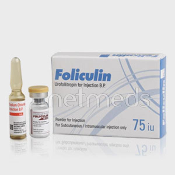 Foliculin 75Iu Injection 1ml : Uses, Side Effects, Price | Netmeds