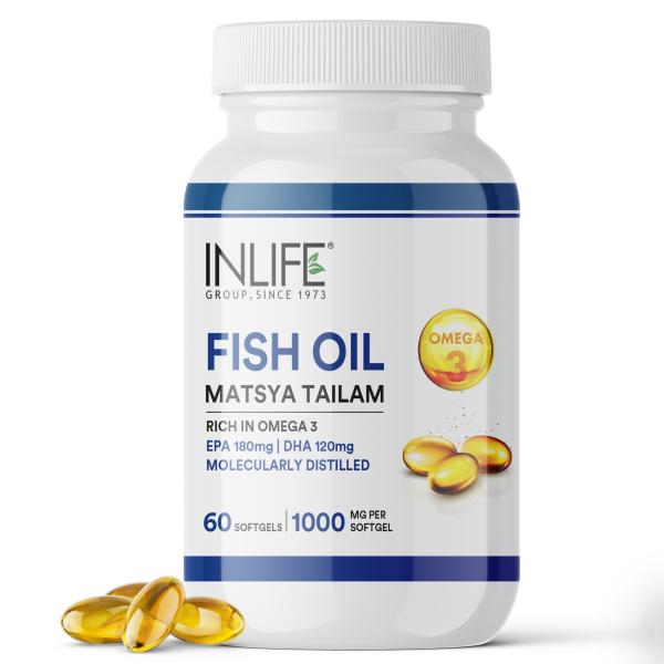 Buy INLIFE Fish Oil 1000 mg Softgel 60's Online at Discounted Price ...