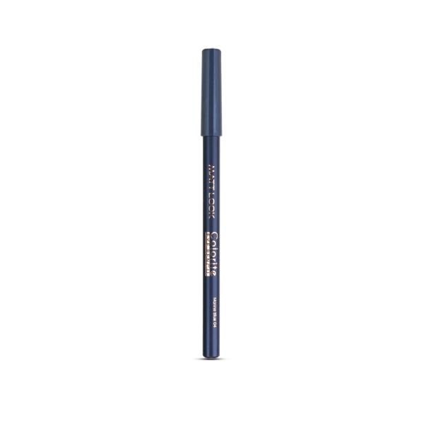 Matt Look Colorite Eye Pencil Enriched with Vitamin E, Marine Blue-04 0 ...