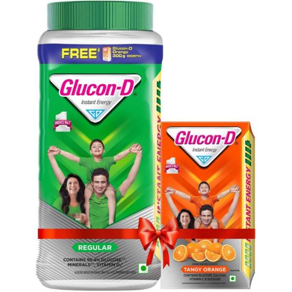 Glucon-D Instant Energy Powder - Regular (Refill) 1 kg(FREE GLUCON D ...