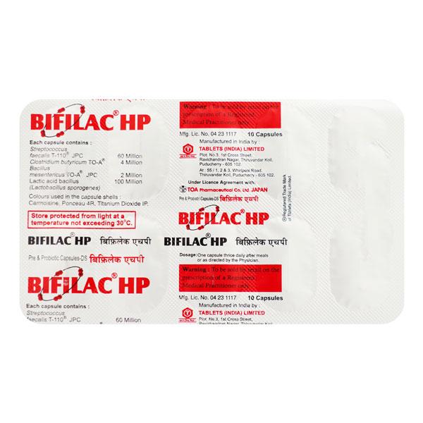 Bifilac HP Capsule 10'S : Price, Uses, Side Effects | Netmeds
