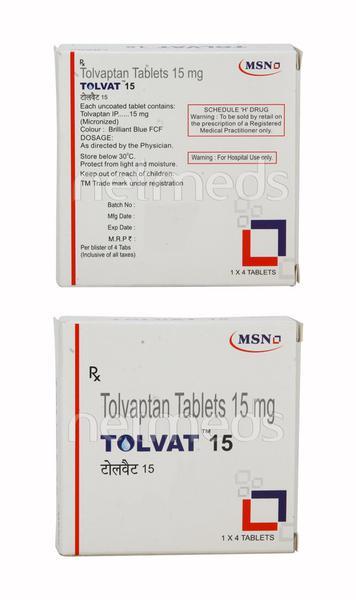 Tolvat 15mg Tablet 4'S - Price, Uses, Side Effects | Netmeds