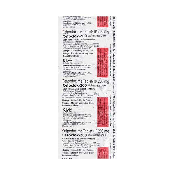 Cefoclox 200mg Tablet 10'S : Price, Uses, Side Effects | Netmeds