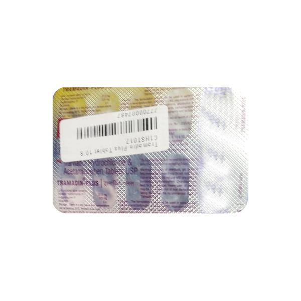 Tramadin Plus Tablet 10'S - Price, Uses, Side Effects, and Substitutes ...