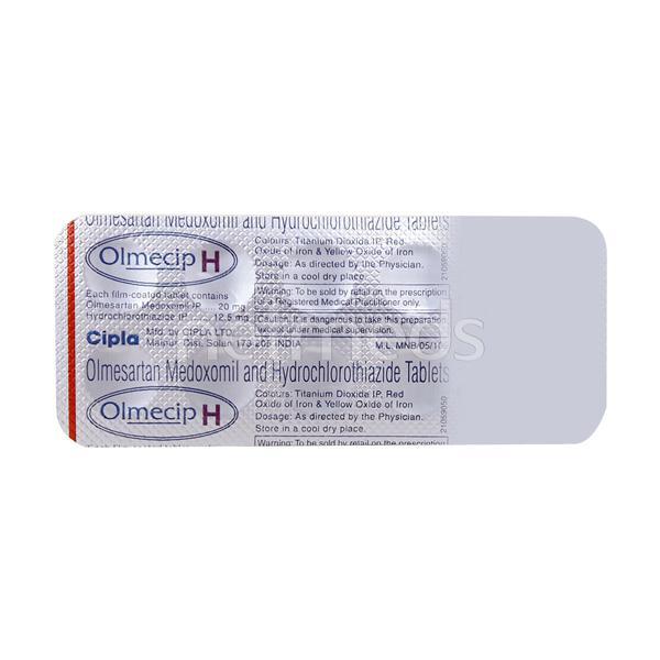 Olmecip H 20mg Tablet 10'S : Price, Uses, Side Effects | Netmeds