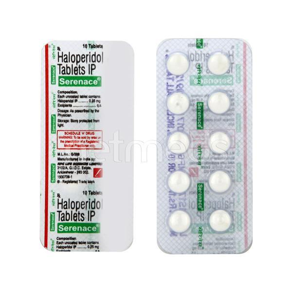 Serenace 0.25mg Tablet 10'S - Price, Uses, Side Effects, and ...
