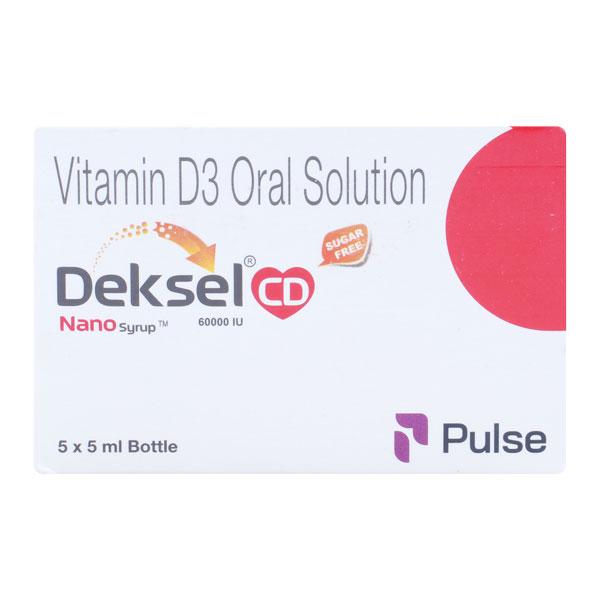 DEKSEL CD NANO SUGAR FREE 60000iu Syrup 5ml Price, Uses, Side effects ...