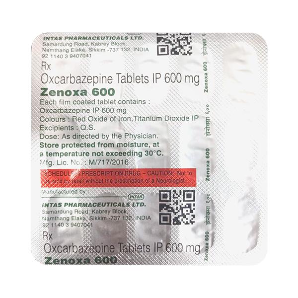 Buy ZENOXA 600 Tablet 15's Online | Netmeds