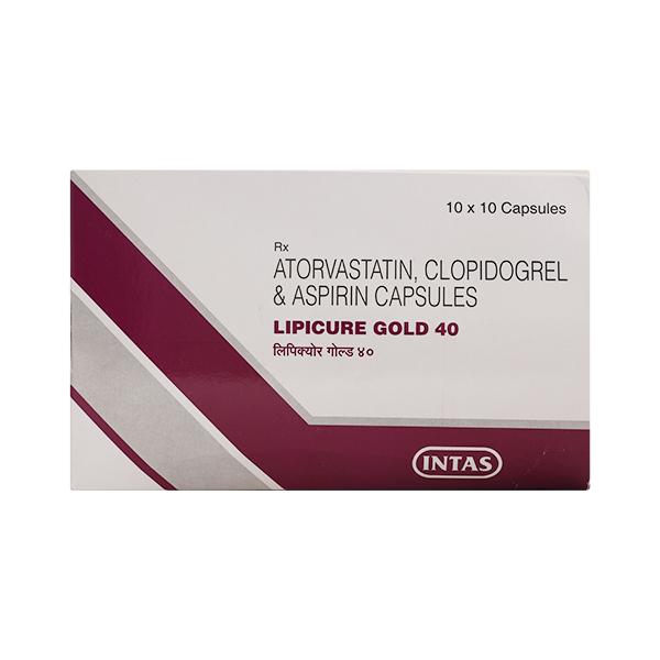Buy LIPICURE GOLD 40mg Capsule 10's Online at Upto 25% OFF | Netmeds