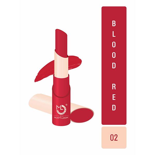 Buy Matt Look Vivid Matte Lipstick, Blood Red 3.8 gm Online at ...