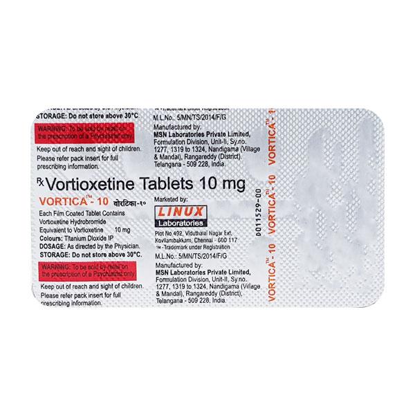 VORTICA 10 Tablet 10's : Price, Uses, Side Effects | Netmeds