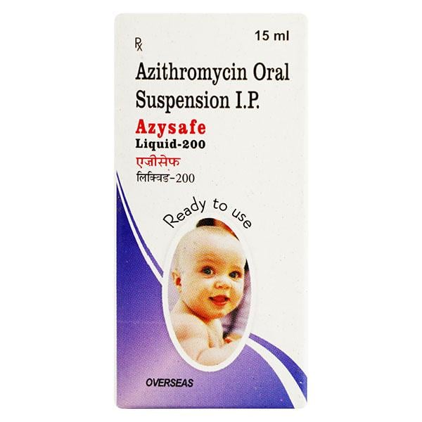 Buy AZYSAFE 200 Syrup 15ml Online at Upto 25% OFF | Netmeds