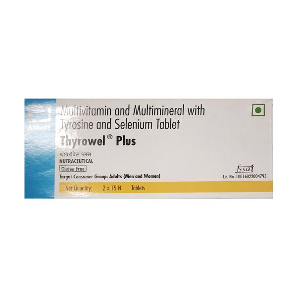 THYROWEL PLUS Gluten Free Tablet 15's Price, Uses, Side effects ...