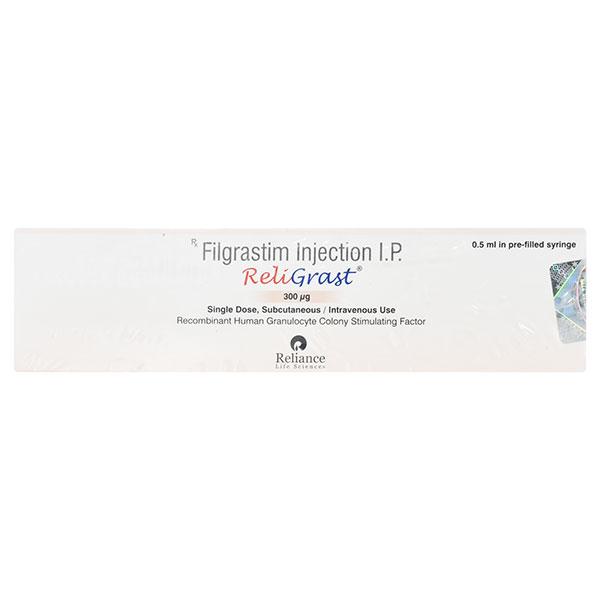 RELIGRAST 300mcg Prefilled Syringe(Pfs) 0.5ml Price, Uses, Side effects ...