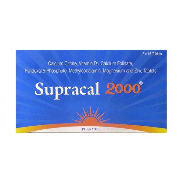 SUPRACAL 2000 Tablet 15's - Price, Uses, Side Effects | Netmeds