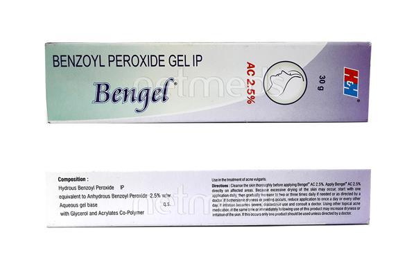 Buy Bengel AC 2.5% Gel 30gm Online at Upto 25% OFF | Netmeds