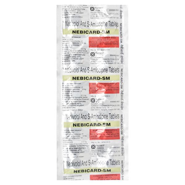 Nebicard SM Tablet 10'S : Price, Uses, Side Effects | Netmeds