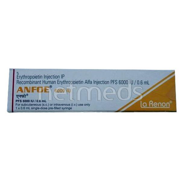 Anfoe 6000IU Injection 0.6ml : Uses, Side Effects, Price | Netmeds