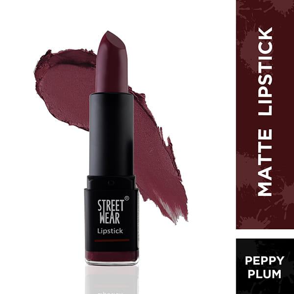Buy Streetwear Matte Lipstick - Peppy Plum 4.2 Gm Online at Discounted ...